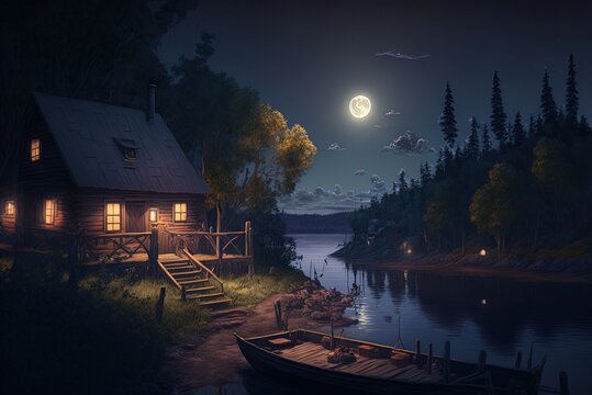 Village Night Scenes Images – Browse 67,304 Stock Photos, Vectors, and ...