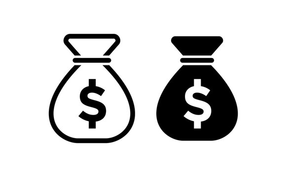 Black And White Money Sign