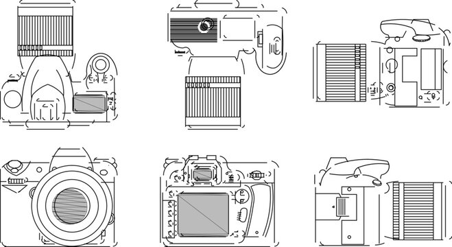 Dslr Camera Sketch Images – Browse 842 Stock Photos, Vectors, and Video ...