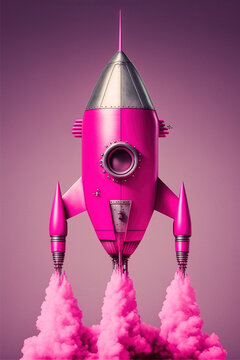 Pink Rocket Ship Images – Browse 9,124 Stock Photos, Vectors, and Video ...