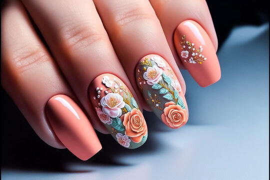 Painted Finger Nails