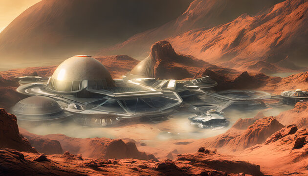 Biodome Mars Colony
