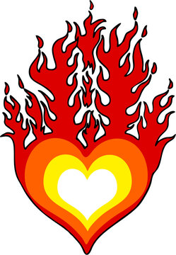Hearts On Fire Clipart Animated