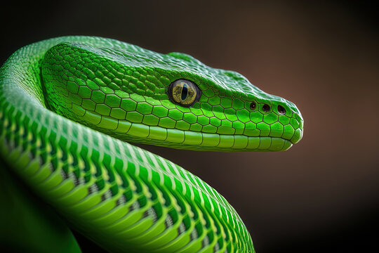 Snake Head Side View