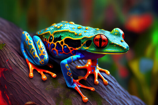 Colorful Tree Frogs Wallpapers