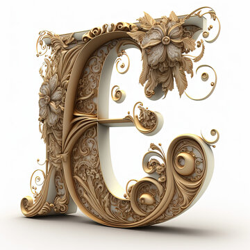 Fancy Letter E Designs