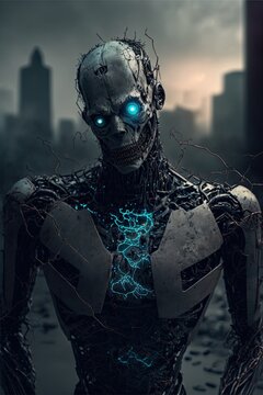 Scary Robot Art