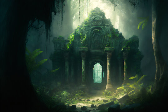 Fantasy Forest Temple
