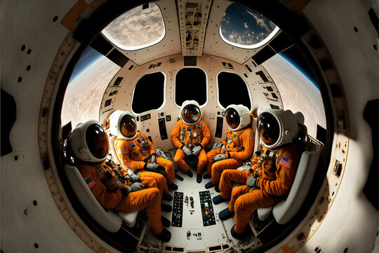 Inside Space Shuttle