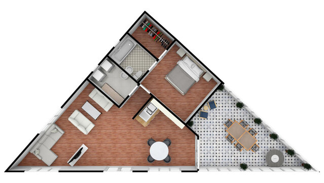 Triangle House Floor Plans | Floor Roma