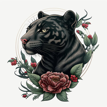Panther Tattoo For Women