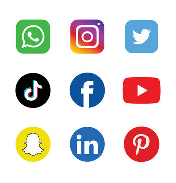 Facebook Twitter Flat Icon Png