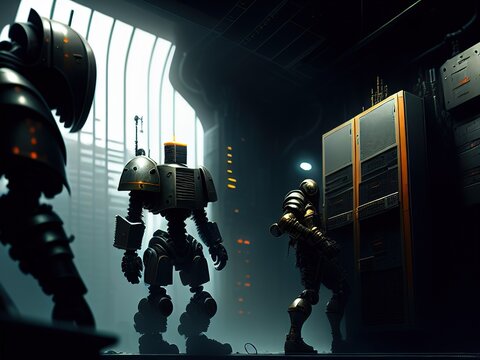 "Robot Automatic Data Storage And Center Database Images – Browse 87 Stock Photos, Vectors, and ...