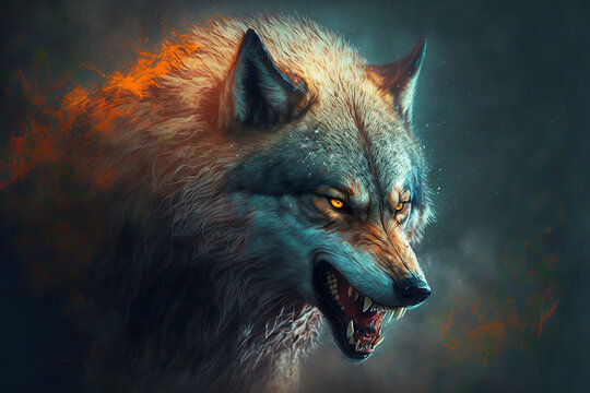 Growling Wolf Images – Browse 1,155 Stock Photos, Vectors, and Video ...