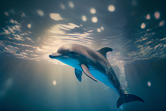 Images Of Dolphins Swimming