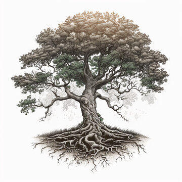 Oak Tree Roots