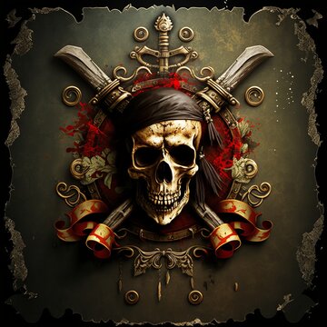 Pirate Skull And Crossbones Wallpaper