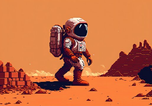 8 Bit Astronaut
