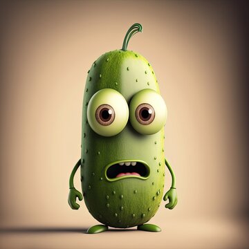 Angry Pickle Cartoon