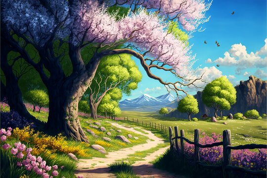 Spring Scenery Wallpaper