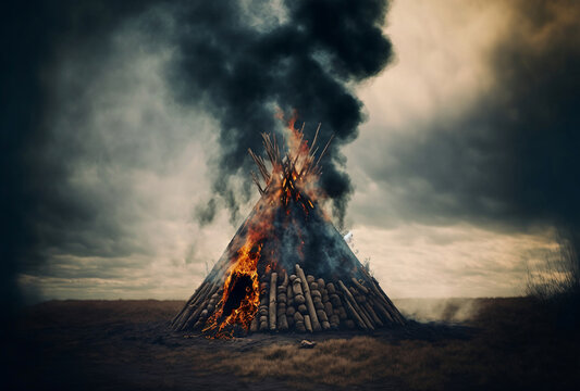 Funeral Pyre Beowulf