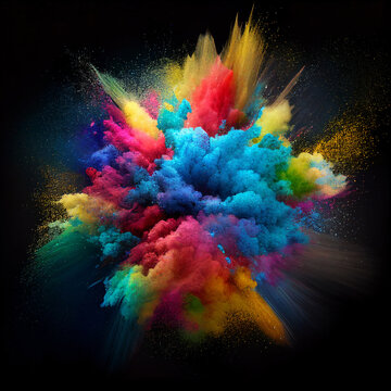 Red And Blue Powder Explosion Images – Browse 39,457 Stock Photos ...