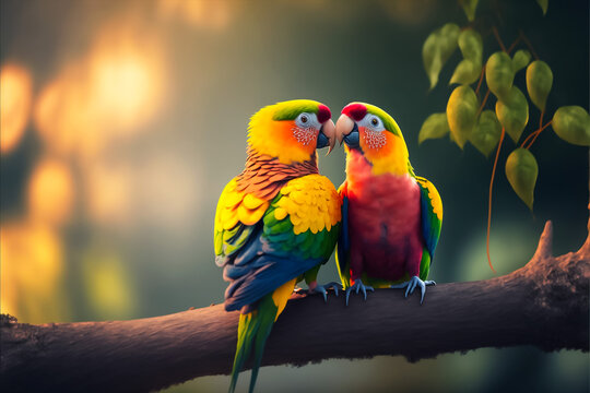 Two Parrots Images – Browse 10,690 Stock Photos, Vectors, and Video | Adobe Stock