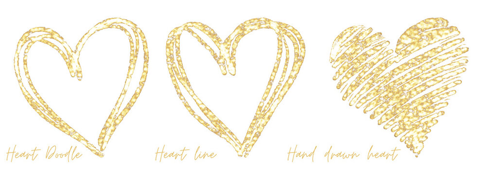 Gold Heart Outline Bilder – Durchsuchen 7,802 Archivfotos ...