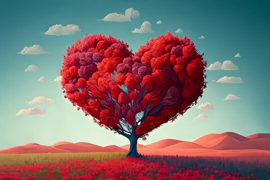 Heart In Tree