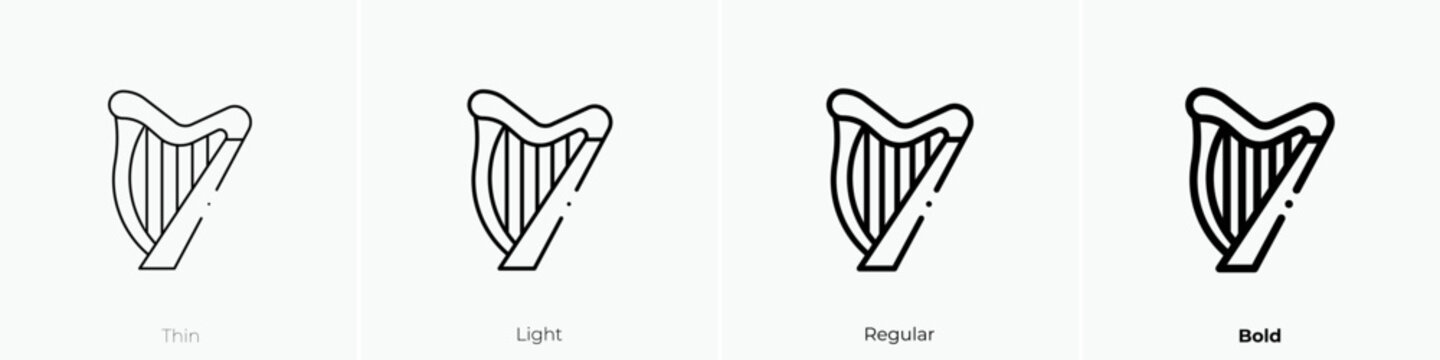 Guinness Harp Stencil