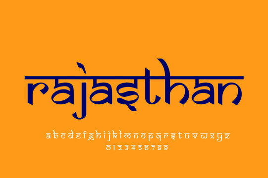 Indian Inspired Font