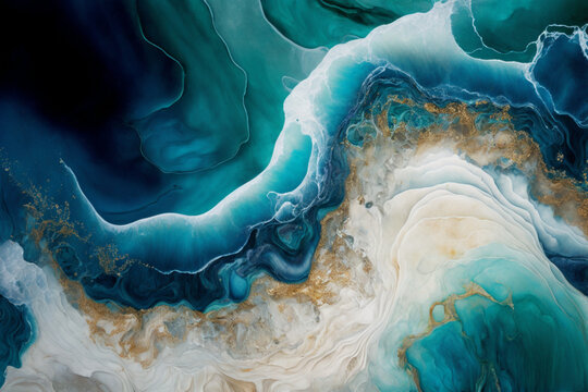 Abstract Ocean Wallpaper