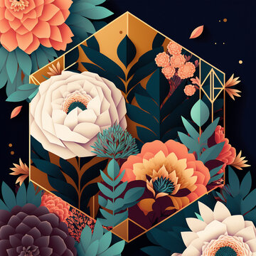 "Geometric Floral Design" Images – Browse 120 Stock Photos, Vectors ...