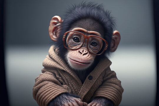 Baby Monkeys In Clothes