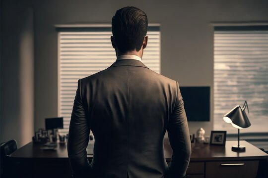 Man Back View