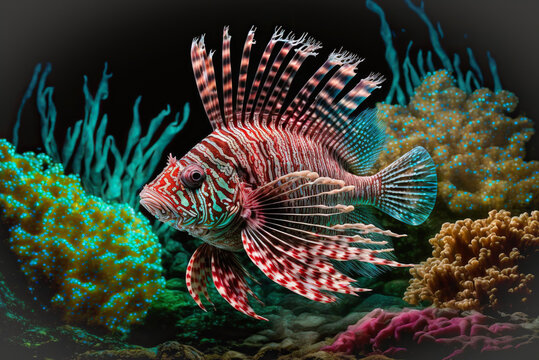 Colorful Lionfish