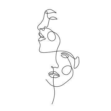 Two Face Drawing Easy