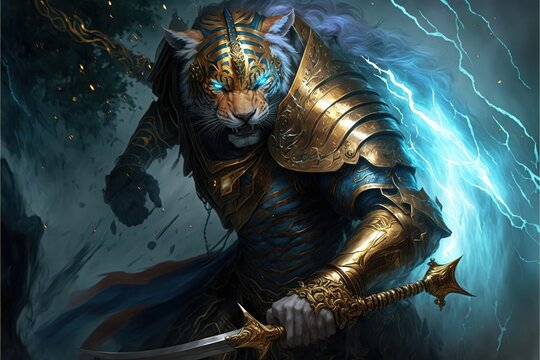 Tiger Warrior Drawings