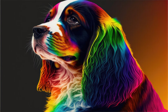 Rainbow Dog