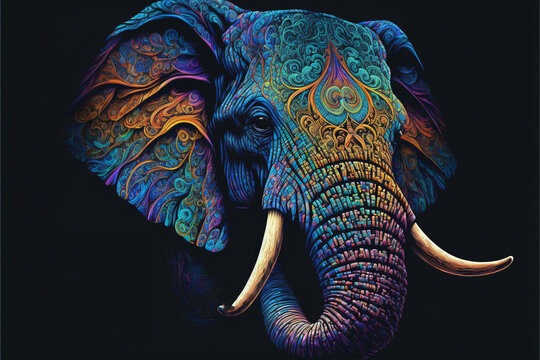 Trippy Animals Wallpaper