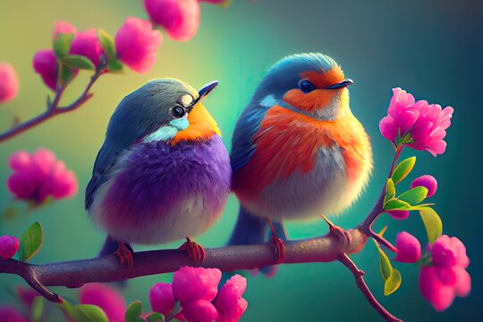 Afbeeldingen over "Happy Birds" – Blader in stockfoto's, vectoren en ...