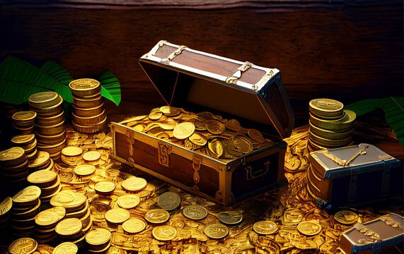 Gold Treasure Background