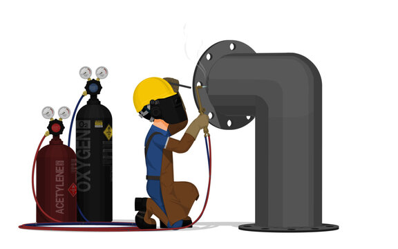 Acetylene Worker Templates – Free Editable Designs | PikWizard