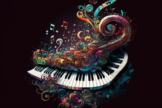 Piano Keyboard Art
