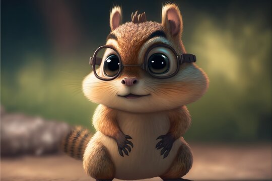 How To Draw A Cartoon Chipmunk