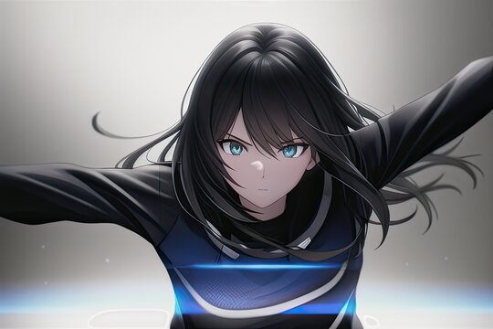 Anime Girl Crying And Running