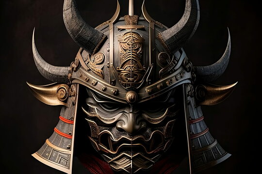 Japanese Oni Mask Samurai