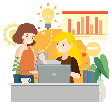 Clip Art People Working Images – Browse 11,886 Stock Photos, Vectors ...