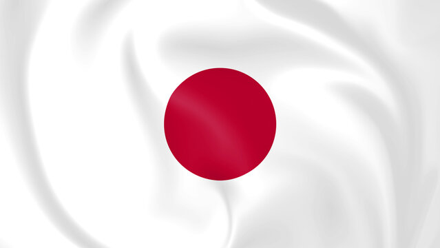 Japanese Flag Waving Gif