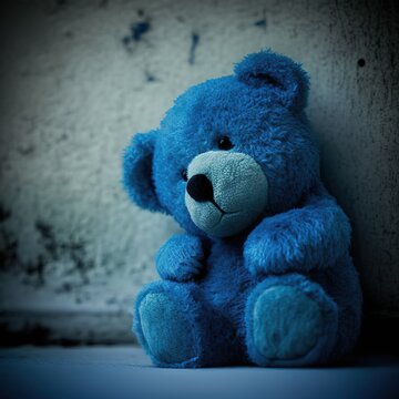 Blue Bear Wallpaper